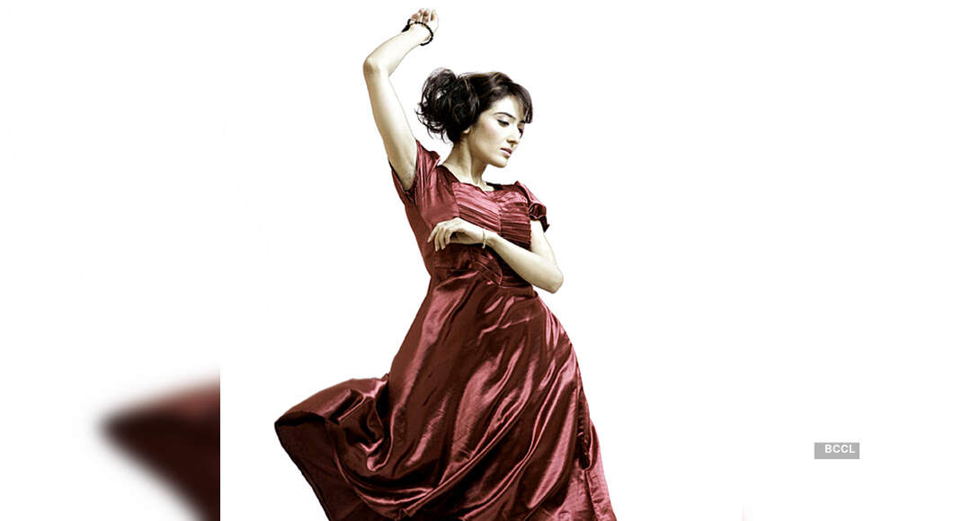 Punjabi actress Gauri Singh sizzles during a photoshoot.