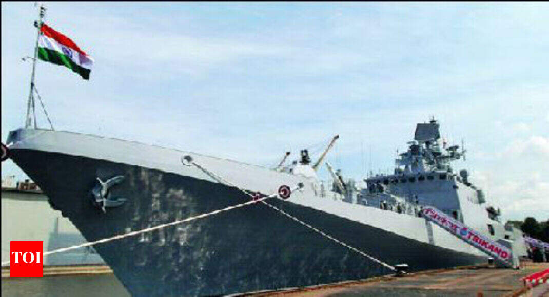 Talwar: India inducts new power-packed stealth frigate INS Trikand ...