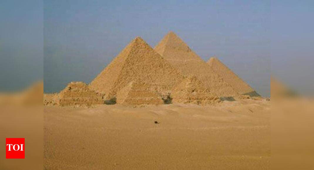 Man spots lost pyramids via satellite - Times of India