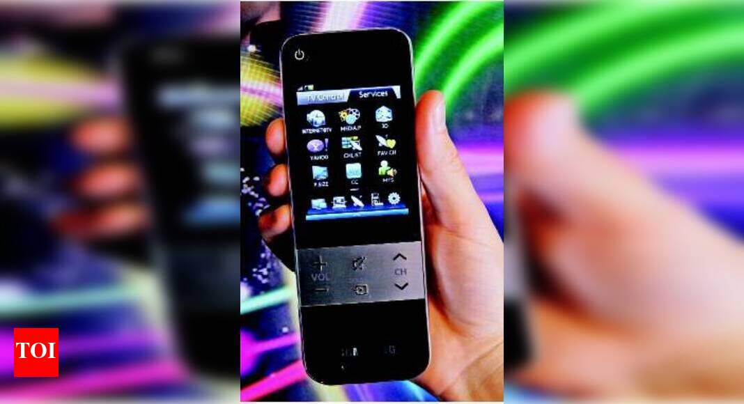 Lost the remote? Try using cellphone - Times of India