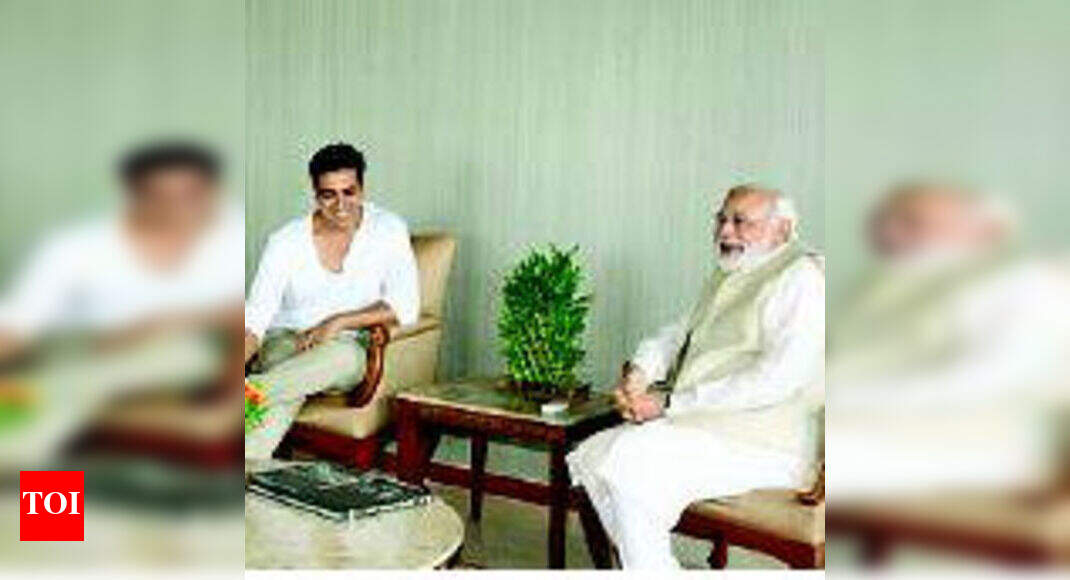 Akshay Kumar meets Narendra Modi | Hindi Movie News - Times of India