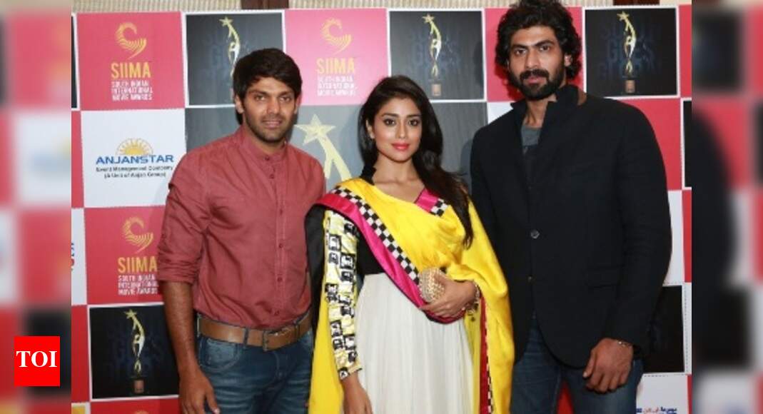 Shriya, Rana, Arya launch SIIMA 2013 | Tamil Movie News - The Times of ...