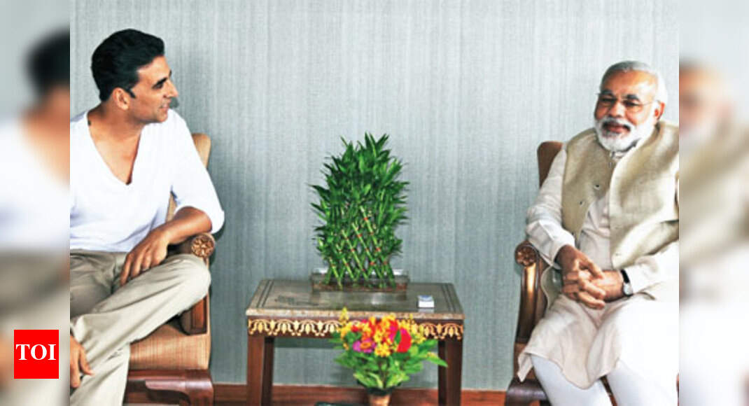 When Akshay Kumar met Narendra Modi | Hindi Movie News - Times of India