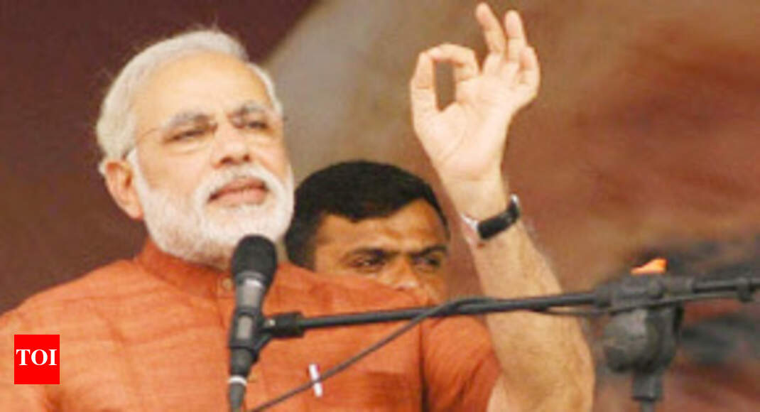 Telangana statehood: Aggressive Modi addresses big rally in Hyderabad ...