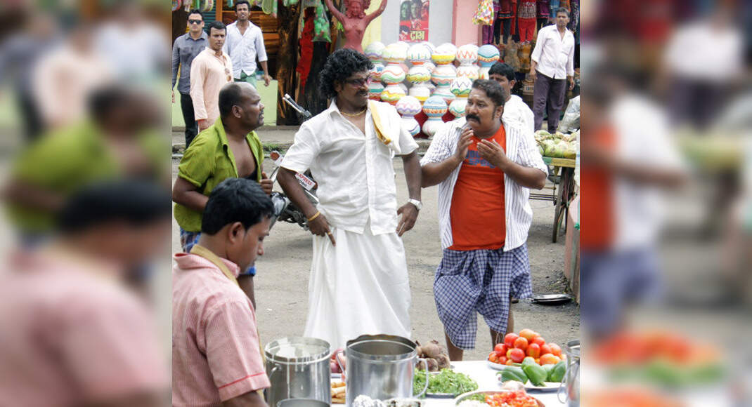 Shrikant Maski on the sets of Mrs. Pammi Pyarelal