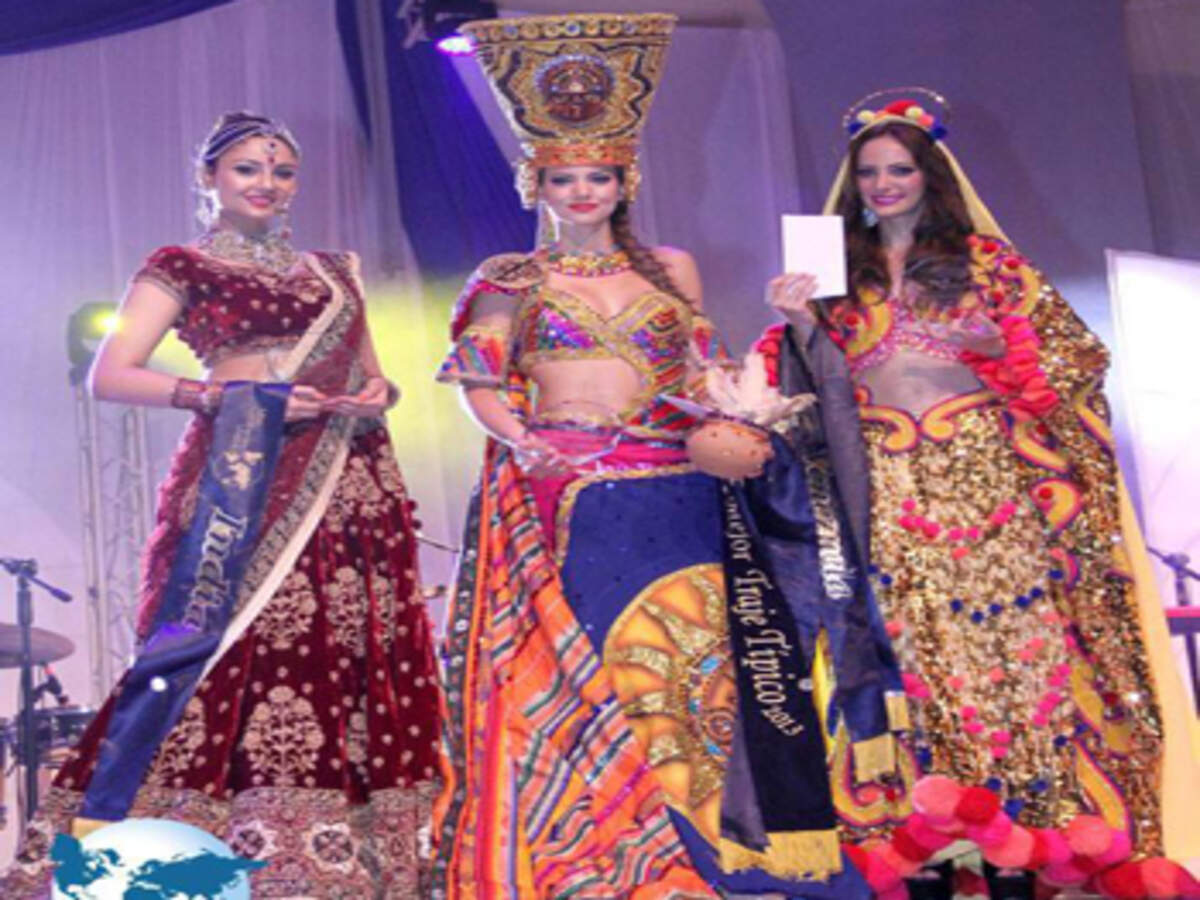 Purva Rana wins 2nd runner up in Best National Costume at Miss United ...