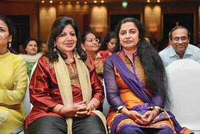 Kiran Mazumdar-Shaw, Suhasini, Nina Reddy at the launch to support ...