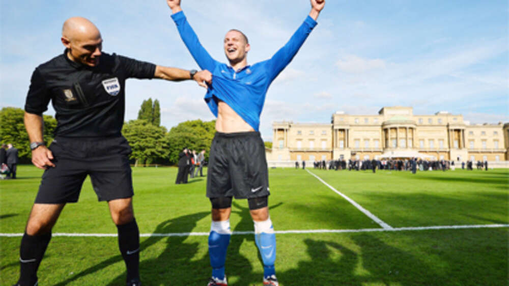 Buckingham Palace hosts first football match | The Times of India