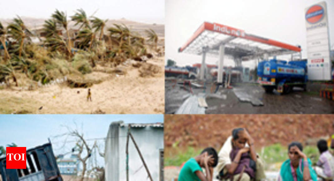 Ganjam district: 9 lakh evacuated from path of Cyclone Phailin, death ...