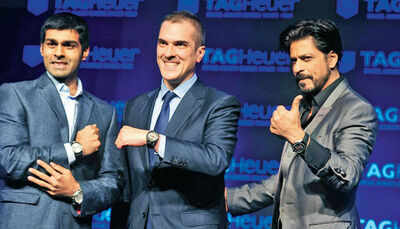 Shah Rukh Khan unveils TAG Heuer's latest collection in Delhi | Events ...