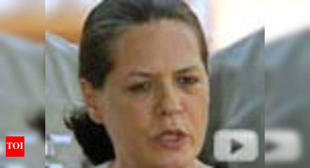 Terror target Sonia? - Times of India