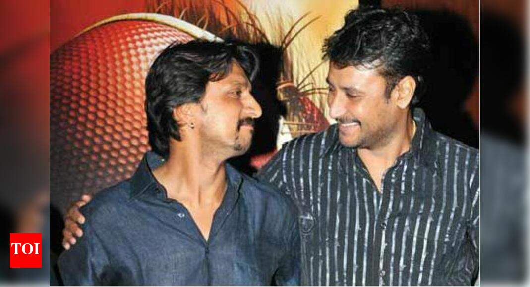 A peek into Darshan and Sudeep's special bond | Kannada Movie News ...