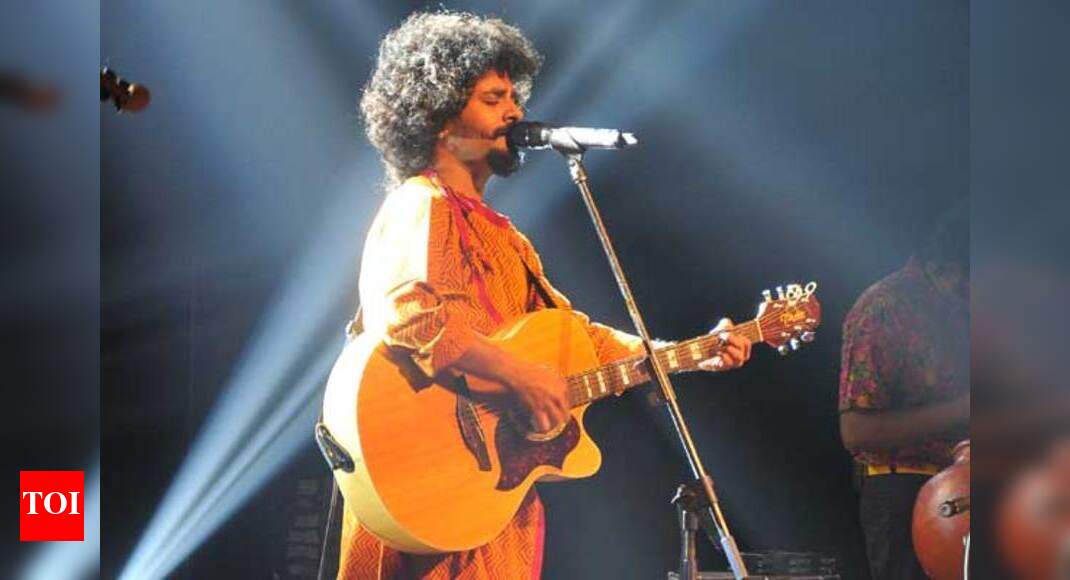 Swarathma band: Swarathma band performs at a promotional event in ...