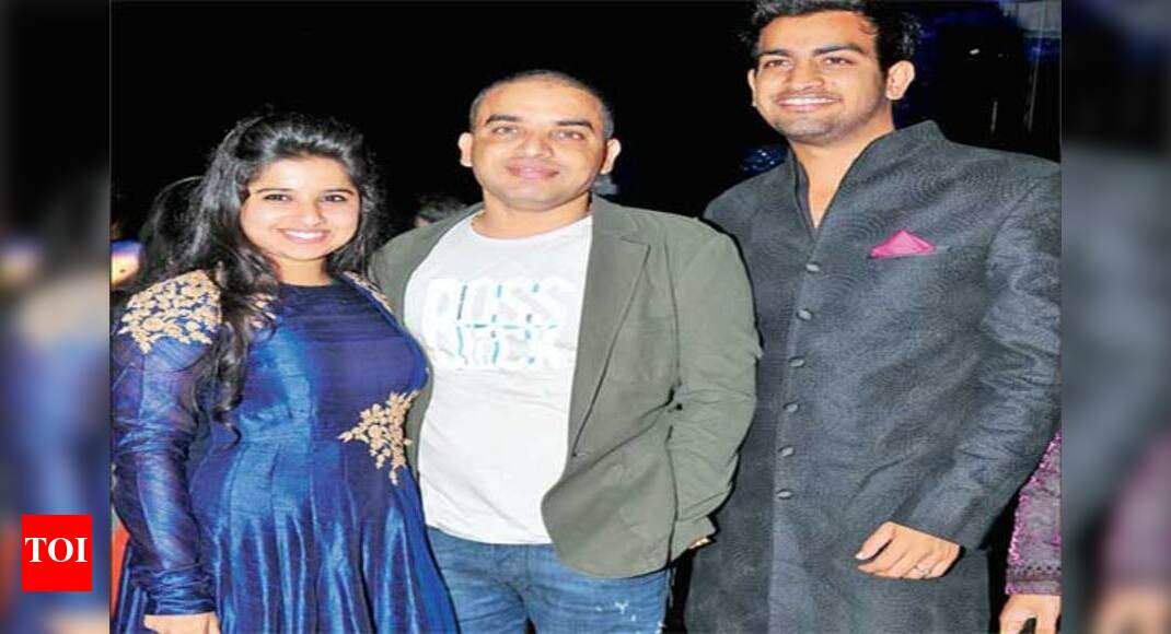 Celebs grace the sangeet ceremony of Vivek and Rachana in Hyderabad ...