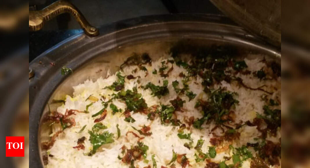 In a fitting tribute to the cuisine of Awadh - Times of India