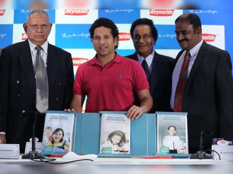 Sachin Tendulkar launches GM Pens' Writewiz from Reynolds in Chennai ...