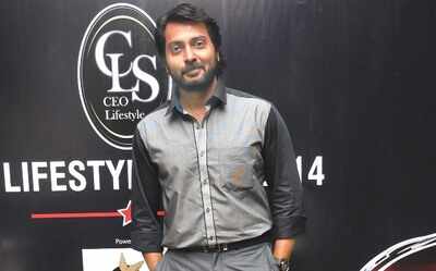 Actor Naren poses for the shutterbugs at a lifestyle expo at ITC Grand ...