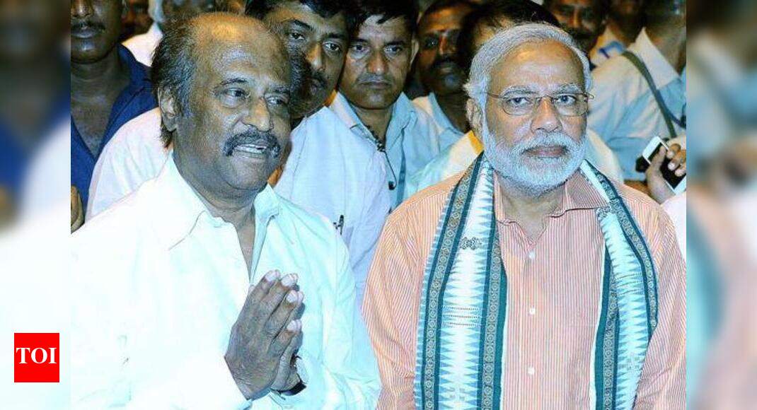 Rajini wishes Modi success | Tamil Movie News - Times of India
