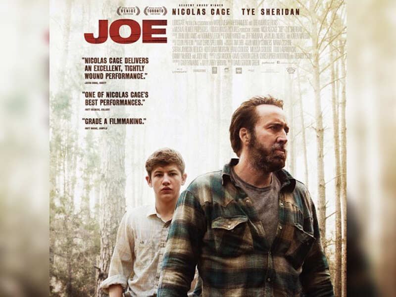Poster of Hollywood film Joe starring Nicolas Cage.