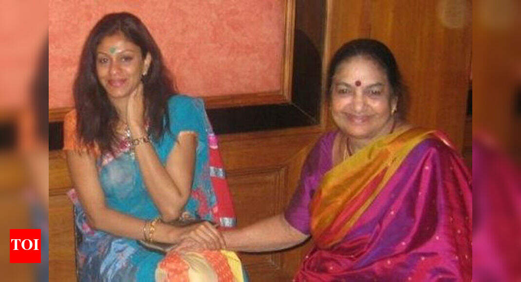 Relative Value Madhu Natraj (43) and Dr Maya Rao (85) --mudras in their ...