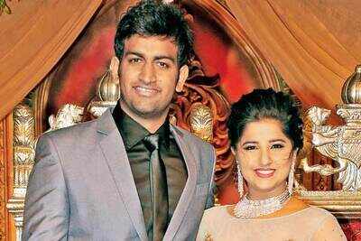 Hanshita and Archith Reddy’s reception at Grand Fort in Hyderabad ...