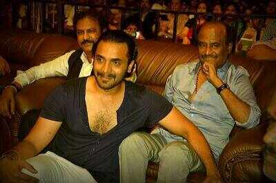 When Sri Murali met Rajinikanth | Kannada Movie News - Times of India