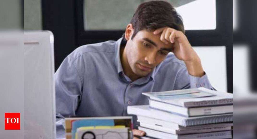 Indian employees most stressed lot - Times of India