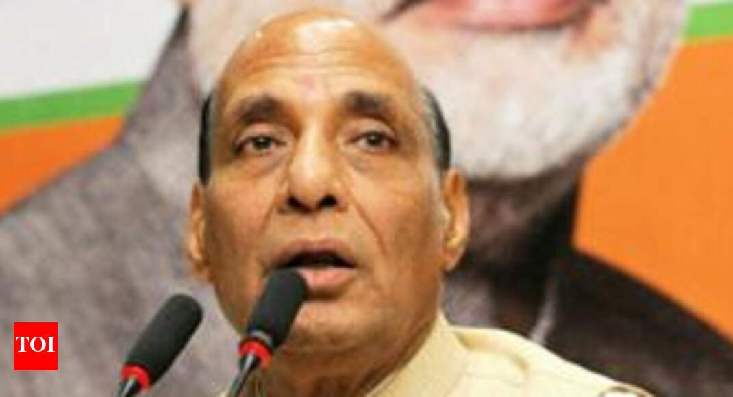 Rajnath meets RSS leader Suresh Soni to discuss BJP's post-poll ...