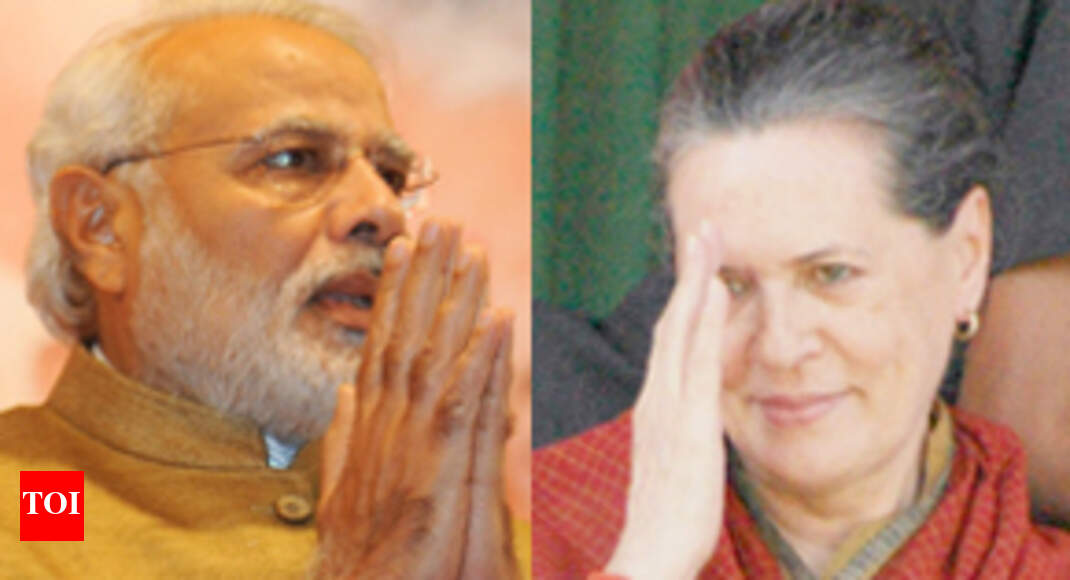 Sonia Gandhi writes to Narendra Modi to congratulate him on poll ...