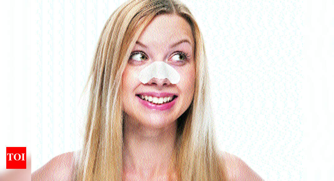 Effective DIY nose strips - Times of India