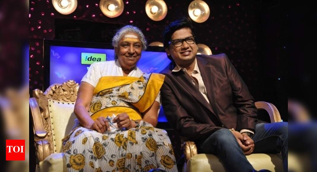S Janaki at the Start Singer Grand Finale - Times of India
