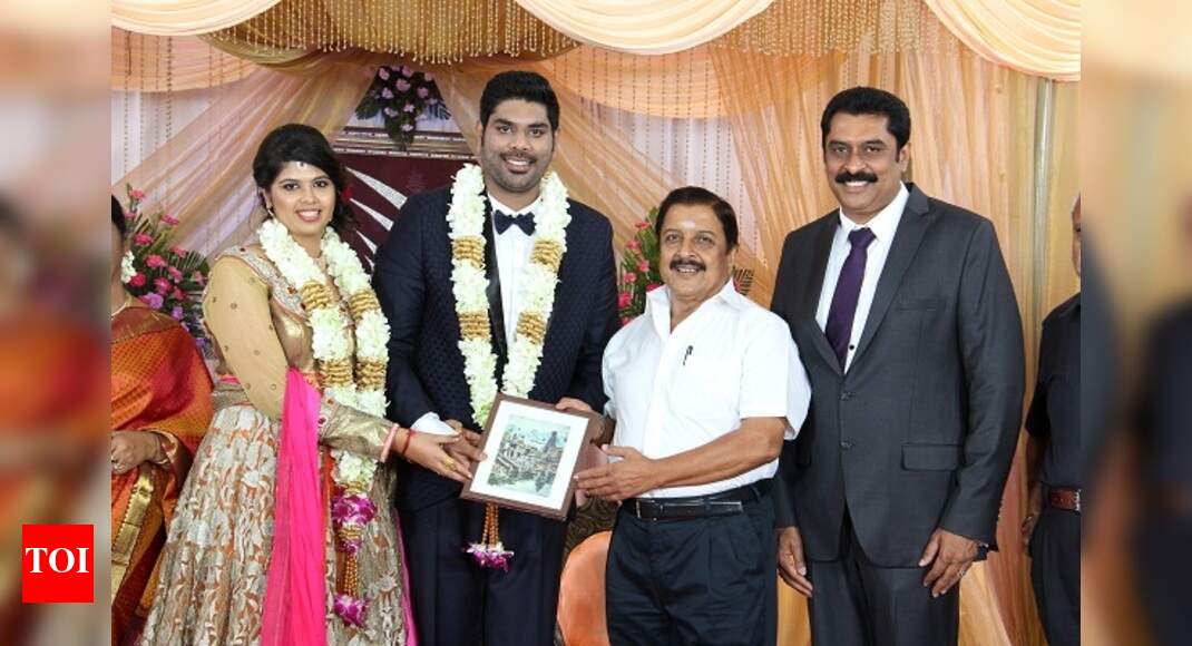 Ajay Rathnam’s son ties the knot - Times of India