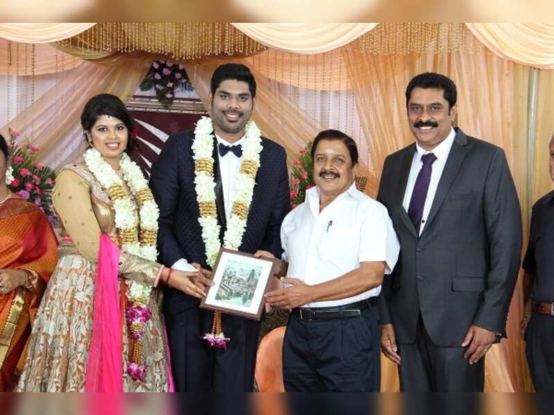 Ajay Rathnam’s son ties the knot - Times of India