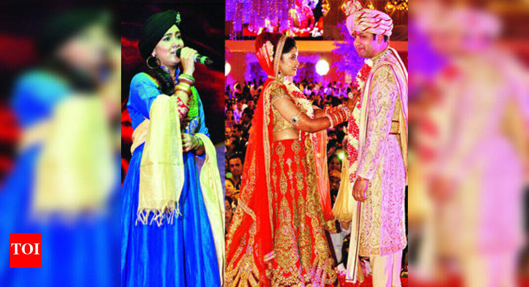 Simi Garewal, Harshdeep Kaur, Terence Lewis attend Prashant Gupta and Divya Gupta's wedding ...