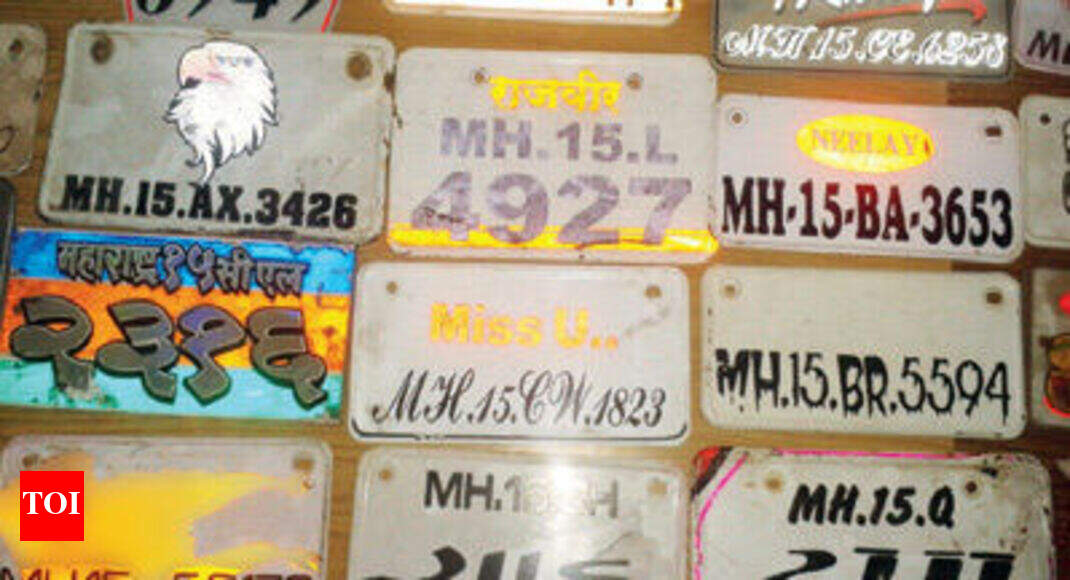 Mumbai techie puts fancy number plates on vehicles back under lens ...