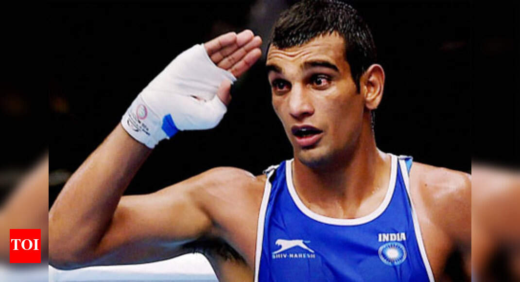 Mandeep Jangra: Boxer Mandeep advances to 69kg semifinals at CWG ...