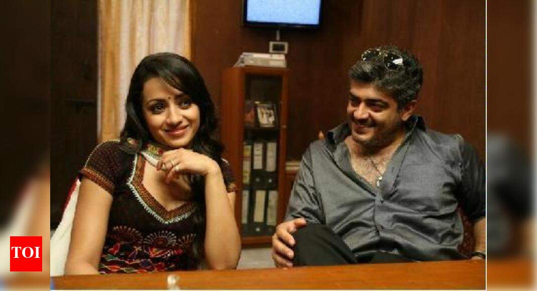 Slim Ajith keeps Trisha awake all night | Tamil Movie News - Times of India