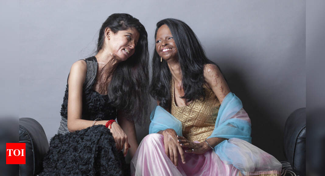 Acid Attack Survivors Smile For The Camera - Times of India