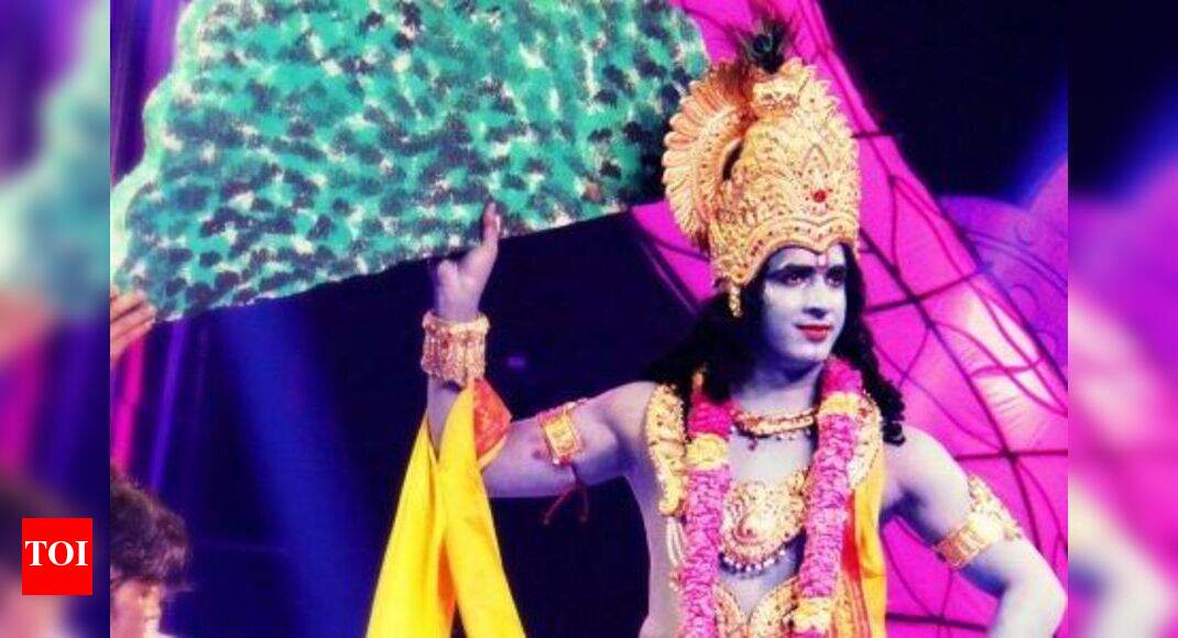 Ravi's Krishna avatar grabs attention - Times of India