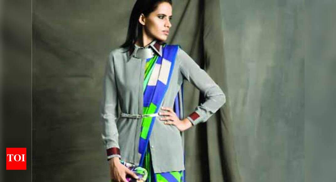 Reinventing the sari - Times of India