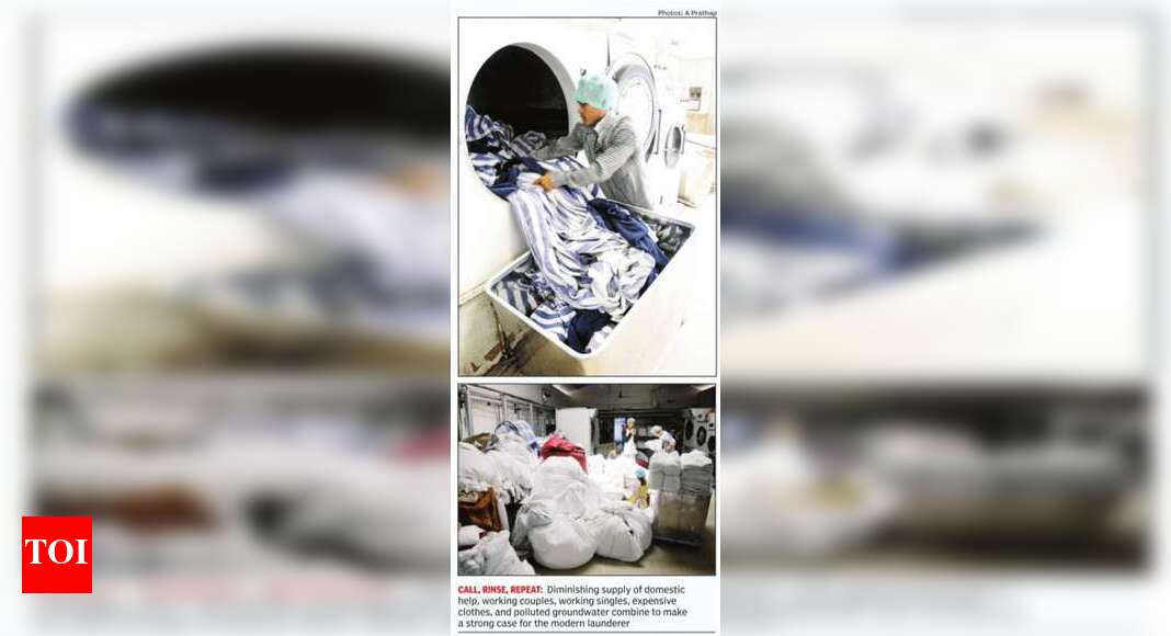 The dhobi goes digital - Times of India