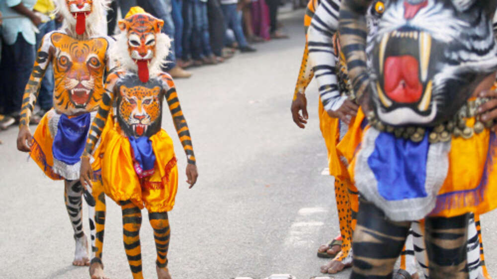 Tiger Dance from the streets of Kerala | The Times of India