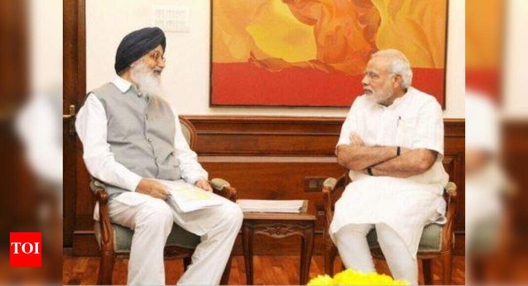Badal-Modi meet a bid to woo NRI Sikhs’ investments? - Times of India