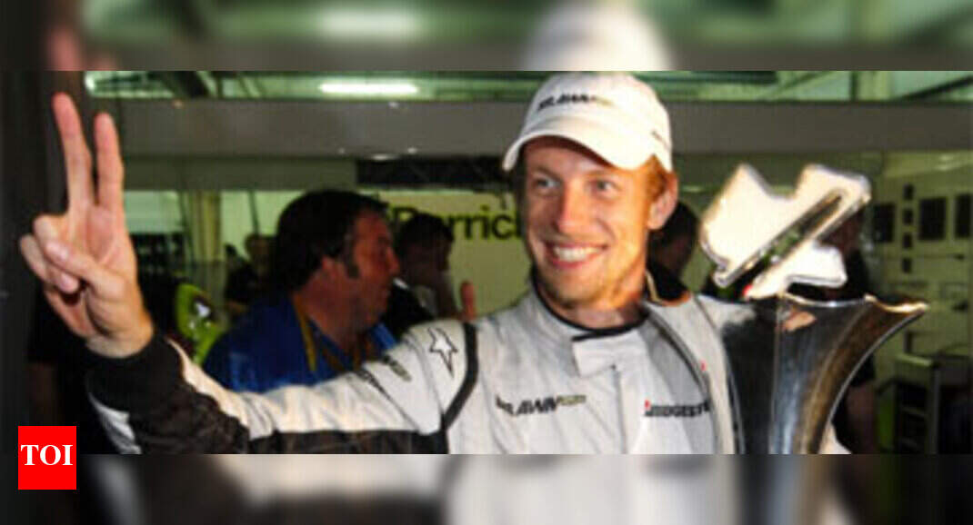 Button does it again, Brawn on a roll | undefined News - Times of India