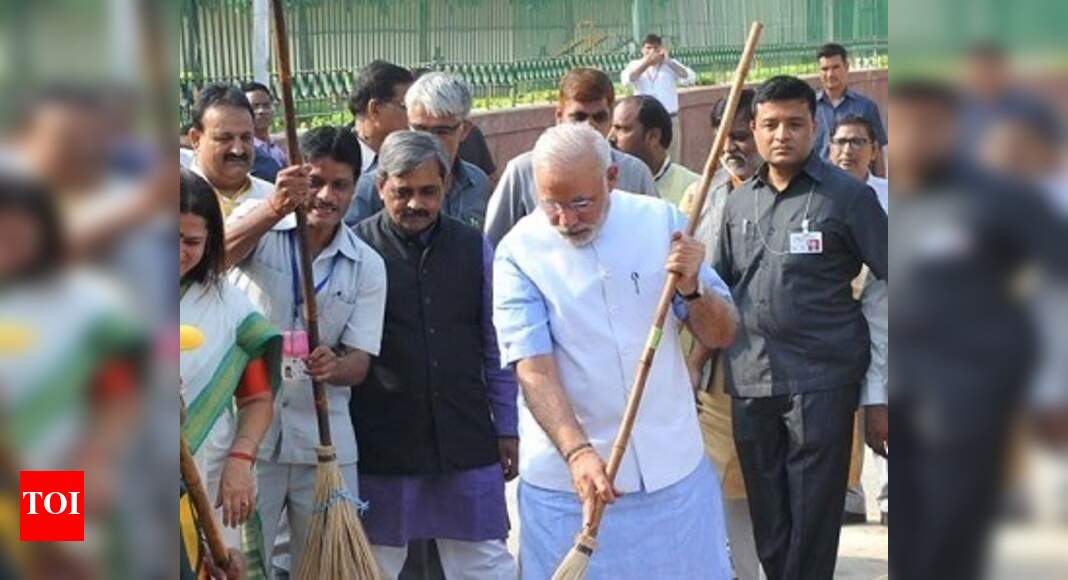 Narendra Modi: Narendra Modi’s Clean India Campaign sweeps the nation ...