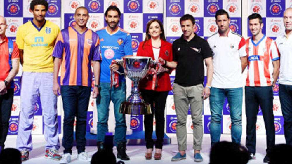 ISL trophy unveiled | The Times of India