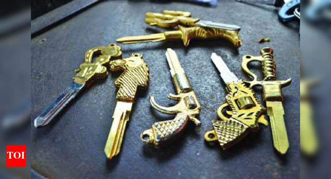 Customised designer keys woo Nashikites - Times of India