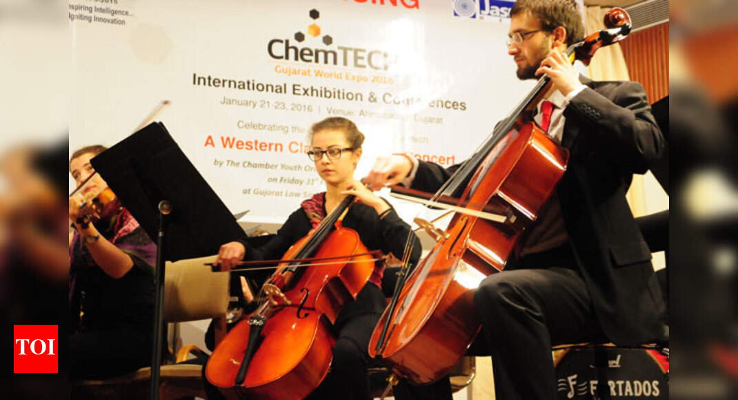 Celebrated Austrian orchestra performs at GLS auditorium in Ahmedabad ...