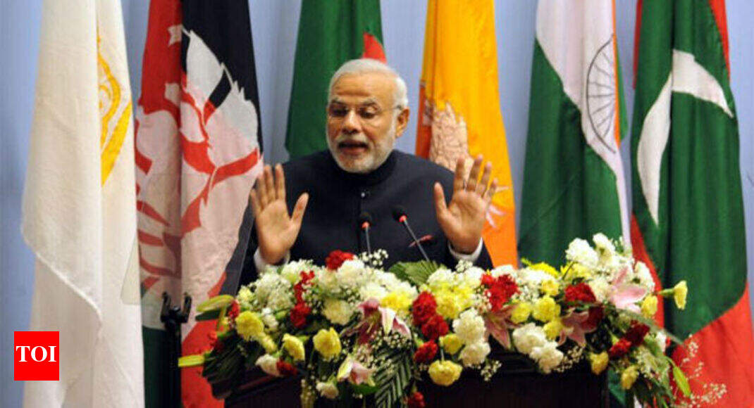 Modi, Sharif maintain distance at Saarc summit | India News - Times of ...