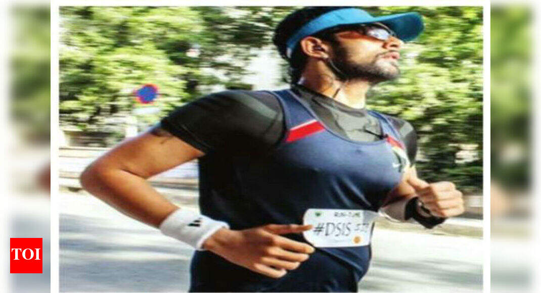 Actor Vinayak Joshi raises funds through running | Kannada Movie News ...